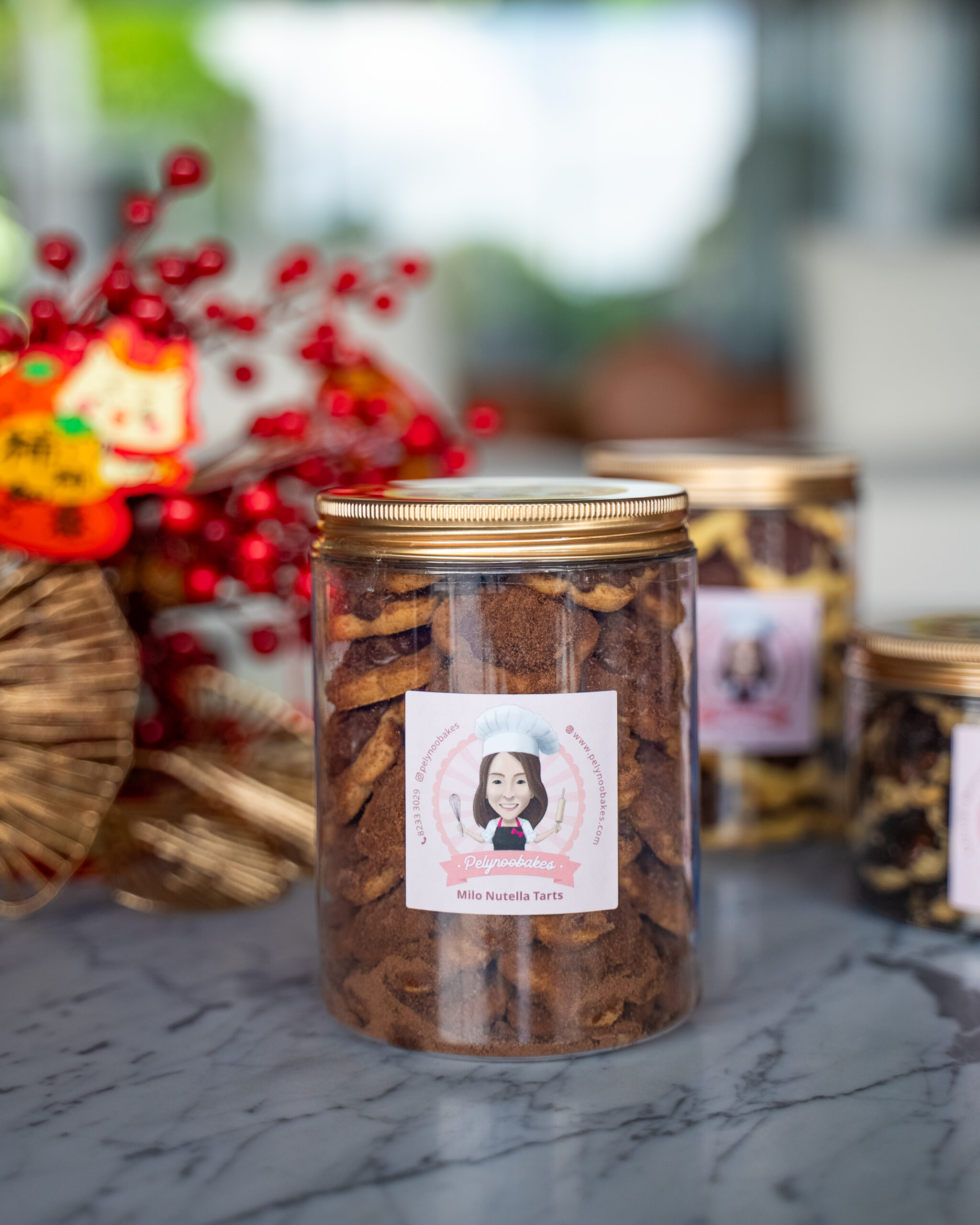 Milo Nutella Tarts - Pelynoobakes